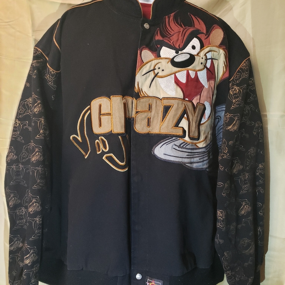 Warner Bros. Looney Tunes Taz Bomber Jacket By Jh Des… - Gem